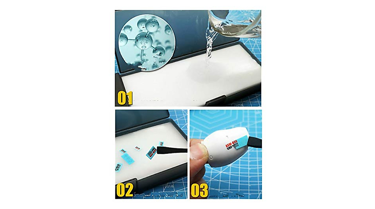 Decal Operated Box & Tweezers for Model Craft