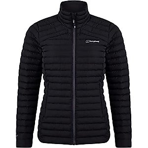 Berghaus Women's Standard Puffer Insulated Jacket Water Repellent Nula, Non-Hooded Jet Black