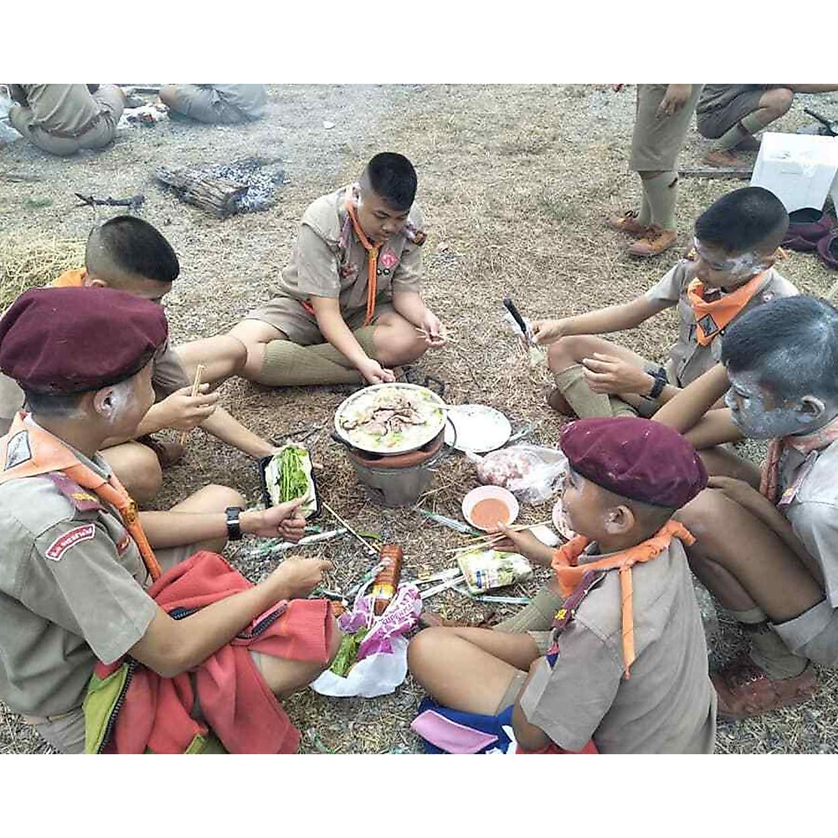 Cozinest Mookata Thai Korean Bbq Smoke Steak Grill Charcoal Pan Pork Hot Pot Aluminium Asian Cookware Style 12" 14" 16" (14 inch (35 cm)