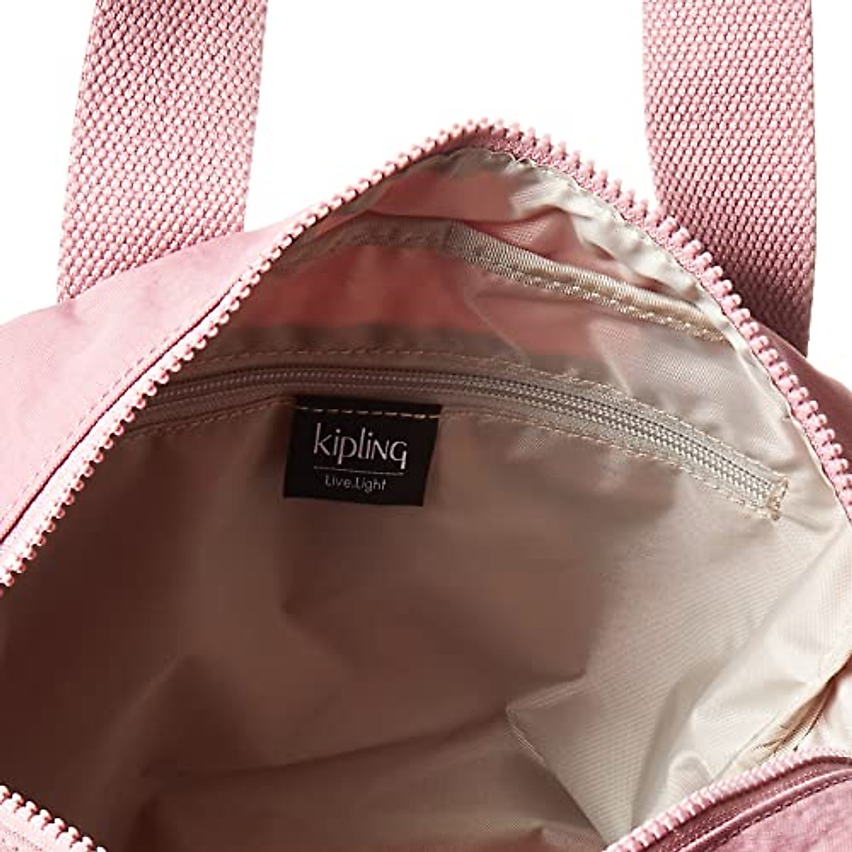 Kipling Womens Women's Cool Defea Bag, Organize Accessories, Adjustable Strap, Nylon Travel Shoulder Bag, Sweet Pink, 13 L x 9.5 H 7.5 D US