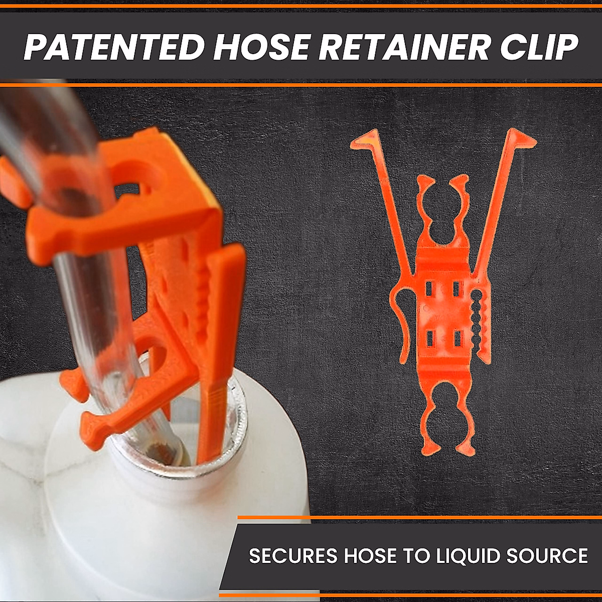 GasTapper Deluxe Siphon Pump for Gas, Diesel & Water - 8' Hose, 4 Gls/Min