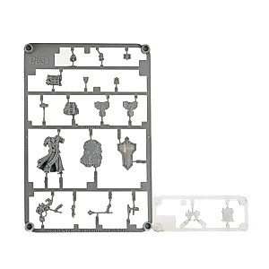 D&D Frameworks: Human Cleric Male - Unpainted and Unassembled