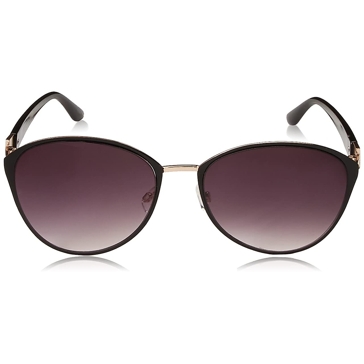 Jessica Simpson Women's J5329 Chic Metal Cat Eye Sunglasses with UV400 Protection - Glamorous Sunglasses for Women, 60mm