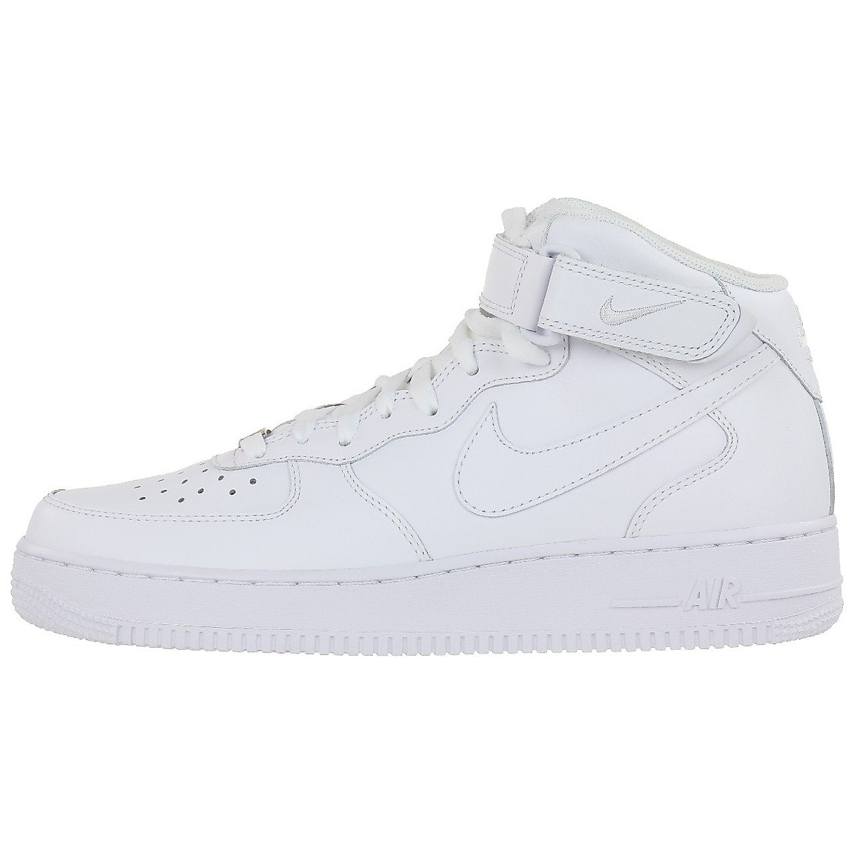 Nike Mens Air Force 1 Mid 07 Basketball Shoes White/White 315123-111 Size 13