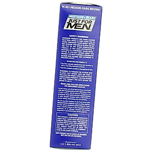 JUST FOR MEN Brush-In Color Gel, Medium-Dark Brown M-40 1 ea (Pack of 2)