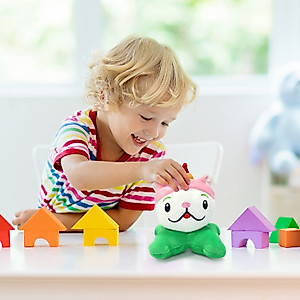 Maikerry 1 PC Plants vs Zombies Figures Plush Toy Stuffed Soft Doll Cattail Plant Toy.Great Gift for Halloween & Christmas(6" )