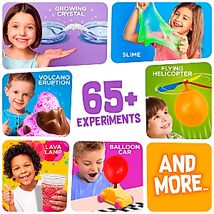 Science Kit for Kids Age 5-7 - 65 Science Experiments Gift Set