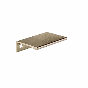 Richelieu Hardware BP989850CHBRZ Lincoln Collection 2-inch (50 mm) Center-to-Center Brushed Champagne Bronze Modern Cabinet and Drawer Edge Pull Handle for Kitchen, Bathroom, and Furniture