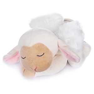 My OLi Sleepy Angel Lamb 9" Plush Sheep Stuffed Animal Plays Jesus Loves Me Soft Toy Best Bedtime Friends Gifts for Babies Kids Girls Boys