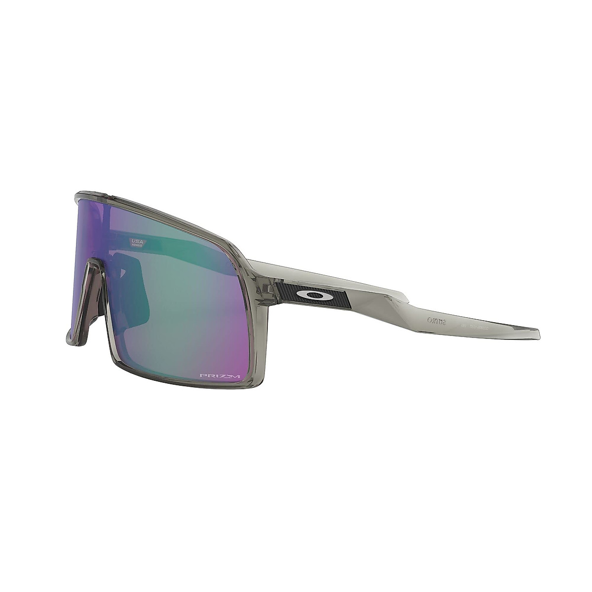 Oakley Men's OO9406 Sutro Rectangular Sunglasses, Grey Ink/Prizm Road Jade, 37 mm