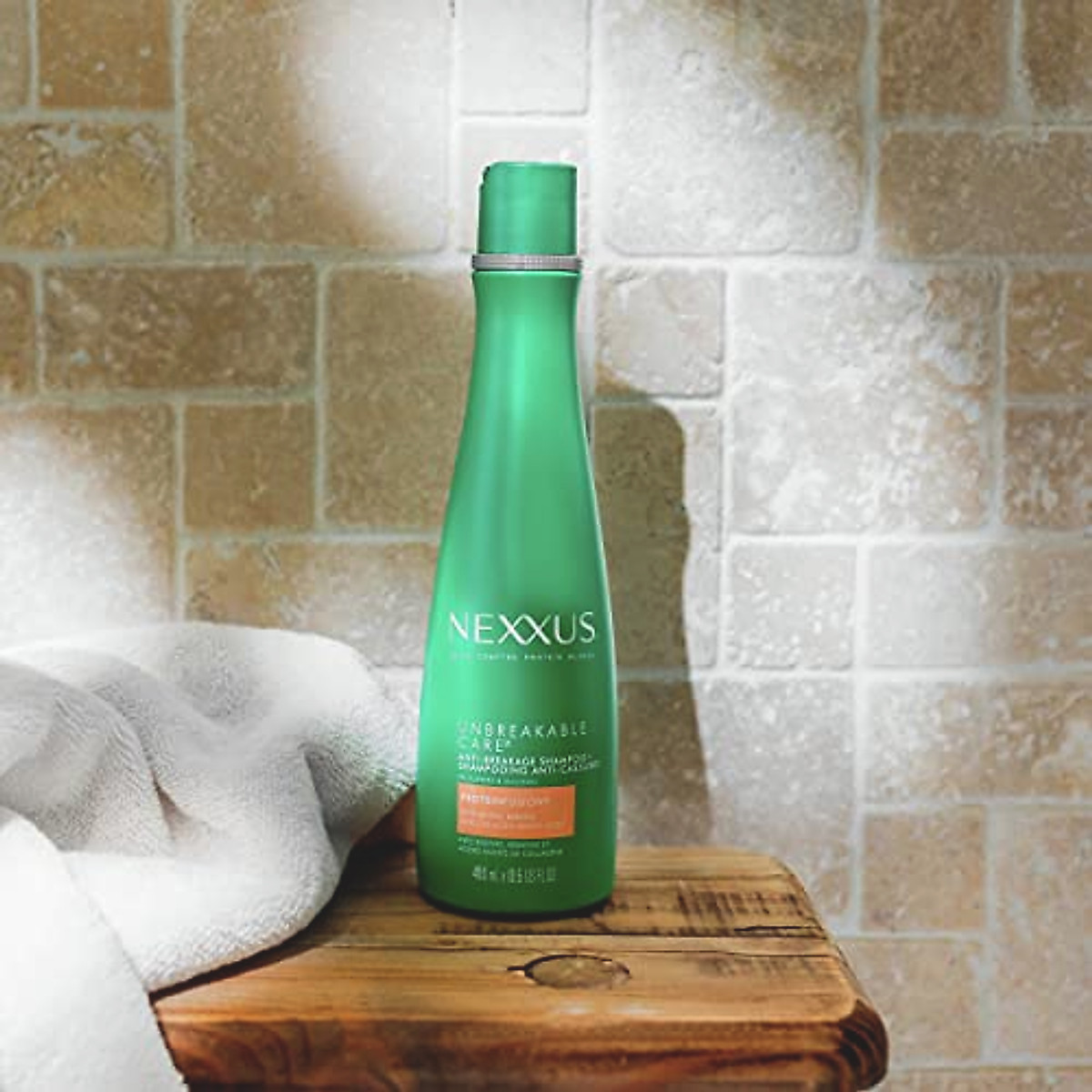 Nexxus Unbreakable Care Anti-Breakage Shampoo With Keratin, Collagen, Biotin For Fine And Thin Hair Sulfate Free Shampoo 13.5 oz