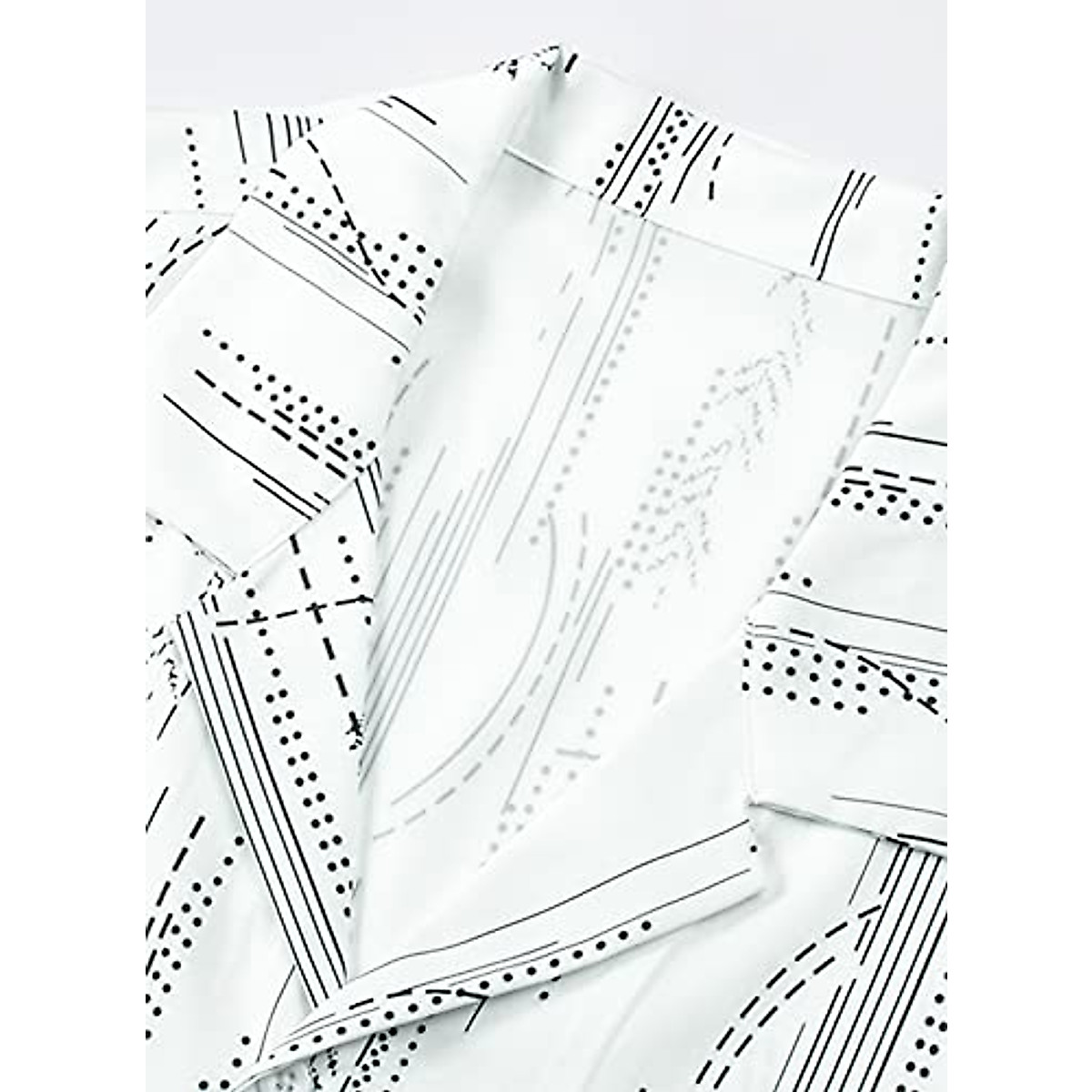 JMIERR Men Casual Button Down Hawaiian Shirt Short Sleeve Holiday Resort Floral Beach Shirts for Men with Pockets, US 52(3XL), White