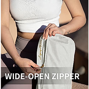 EnjoyActive Yoga Mat Bag | Premium, Waterproof, Multi Pockets, Adjustable Strap | 1/4 1/3-Inch Thick Yoga Mat Carrier | Perfect Yoga Bag to Gym Class Beach Park Travel for Women & Men