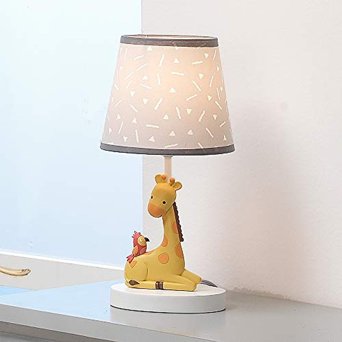 Bedtime Originals Mighty Jungle Lamp with Shade & Bulb, Multicolor