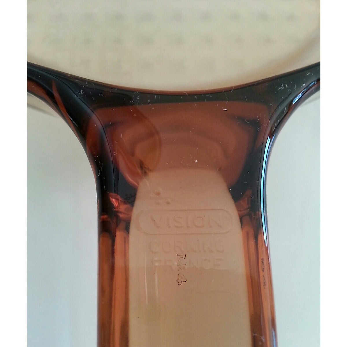 Corning Vision Visionware Amber Small Frying Pan 7"