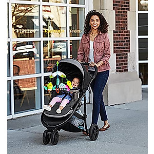 Cute Car Seat Hanging Toys for Baby, C Clip Hanging Ocean Animal Soft Toys with Rattles BB Squeaker Distorting Wind Chime for Boys Girls 0 3 6 12 Months