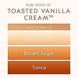 Glade Candle Jar, Air Freshener, Toasted Vanilla Cream, 16 Oz