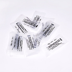 JIESIBAO 100PCS Mixed Body Piercing Needles, 14G 16G 18G 20G Stainless Steel Sterile Disposable Ear Nose Navel Nipple Lip Piercing Needles