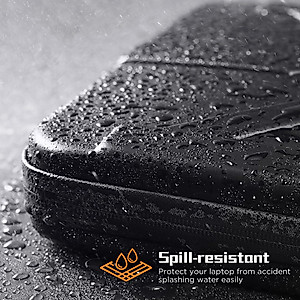 KIZUNA Laptop bag Case 15 Inch Shockproof EVA Hard Shell Handle Sleeve For 15" Macbook air M3 M2 2024/15" Lenovo IdeaPad 3i /15.6" Dell XPS 15/IdeaPad Slim 3i 14",Black