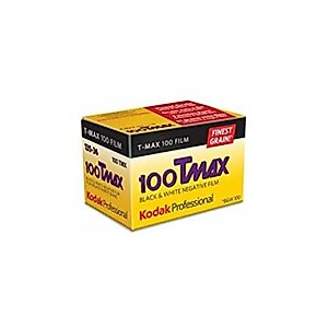 Kodak 100 TMAX Professional ISO 100, 35mm, 24 Exposures, Black and White Film