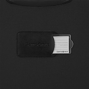 Samsonite Saire LTE Softside Expandable Luggage Wheels, Black, Carry On Spinner