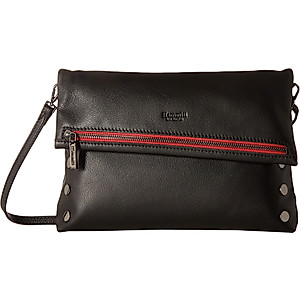 Hammitt VIP Large Black/Gunmetal/Red Zipe One Size