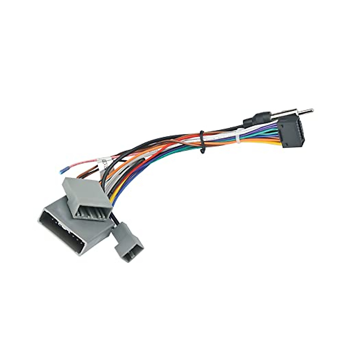 16pin Car Radio Stereo Power Retrofit Harness Wire for for Honda CRV Civic Odyssey 2006 07 08 09 10 with Radio Antenna Adapter Steering Wheel Control