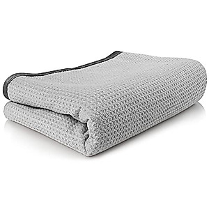 AIDEA Professional Microfiber Drying Towel-30 x22, Premium Car Drying Towel, Strong Water Absorbent & Scratch-Free, Safe for Car Wash, Home Cleaning & Pet Drying Cloths-1PK