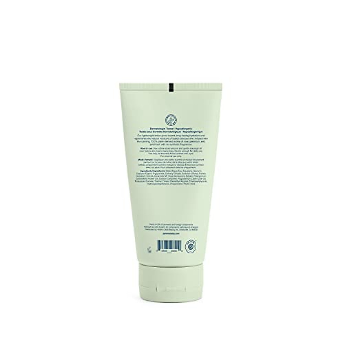 Pipette Baby Lotion - New & Improved Formula, Hydration & Natural Moisture of Baby's Delicate Skin, Renewable Plant-Derived Squalane, Rose + Geranium Aroma, 5.7 fl oz