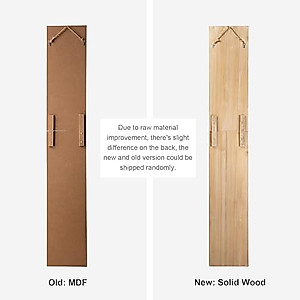 Glitzhome Welcome Sign for Front Door Porch Rustic Farmhouse Wooden Hanging Wall Decor with Interchangeable Floral Wreath, 60" H, White