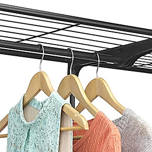 Whitmor Deluxe Double Rod Freestanding Closet Heavy Duty Storage Organizer