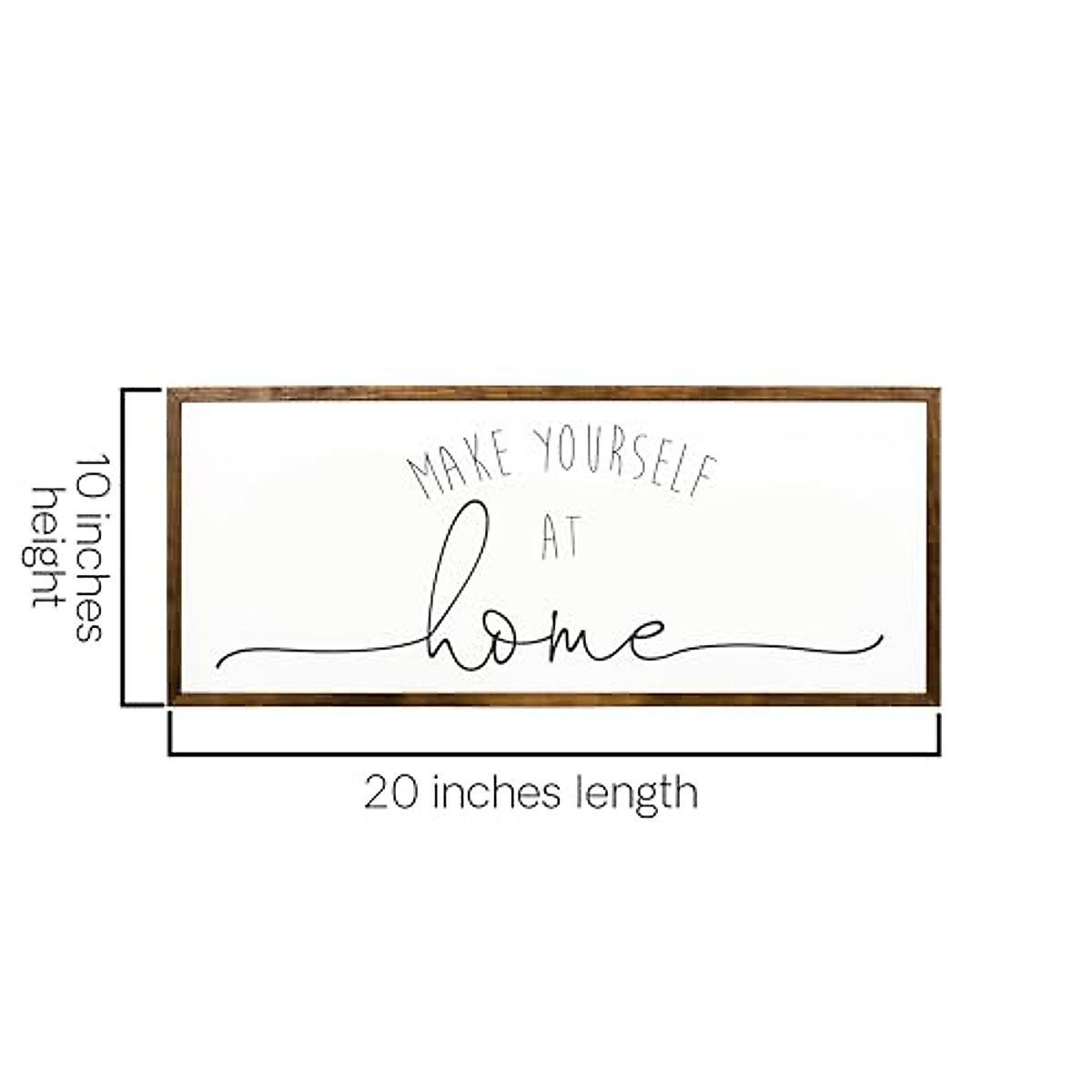 10x20 inches, Guest Room Decor - Entryway Decor - Make Yourself At Home Sign - Make Yourself At Home Sign - Guest Room Sign - Be Our Guest Sign - Guest Room - Guest Room Wall Decor