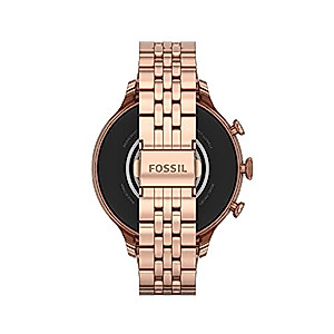 Fossil Women's Gen 6 42mm Stainless Steel Touchscreen Smart Watch, Color: Rose Gold (Model: FTW6077V) (Renewed)