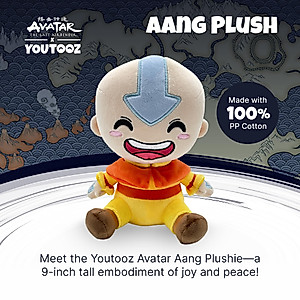 Youtooz Aang Plush, 9" Avatar Plush Aang - Youtooz Avatar The Last Airbender Collection Based on Famous Animated Series