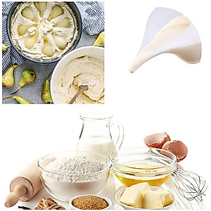 4 Pack Plastic Funnel Pitcher,Measuring Cup with Long Spout,Large Capacity Easy Pour Cup,Perfect for Bakeware Mold,Oils,Watering Plants(1000ml)