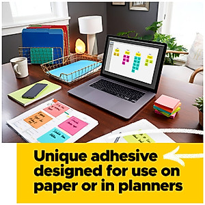 Post-it Pop-up Notes 3x3 in, 6 Pads, America's’s #1 Favorite Sticky Notes, Canary Yellow, Clean Removal, Recyclable (R330-YW6PK)