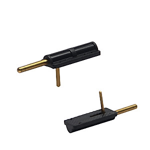 Fielect 2Pcs Canopy Hatch Lock Latches for RC Airplane Cockpit Cover Fixing 30x12.5x6mm Black