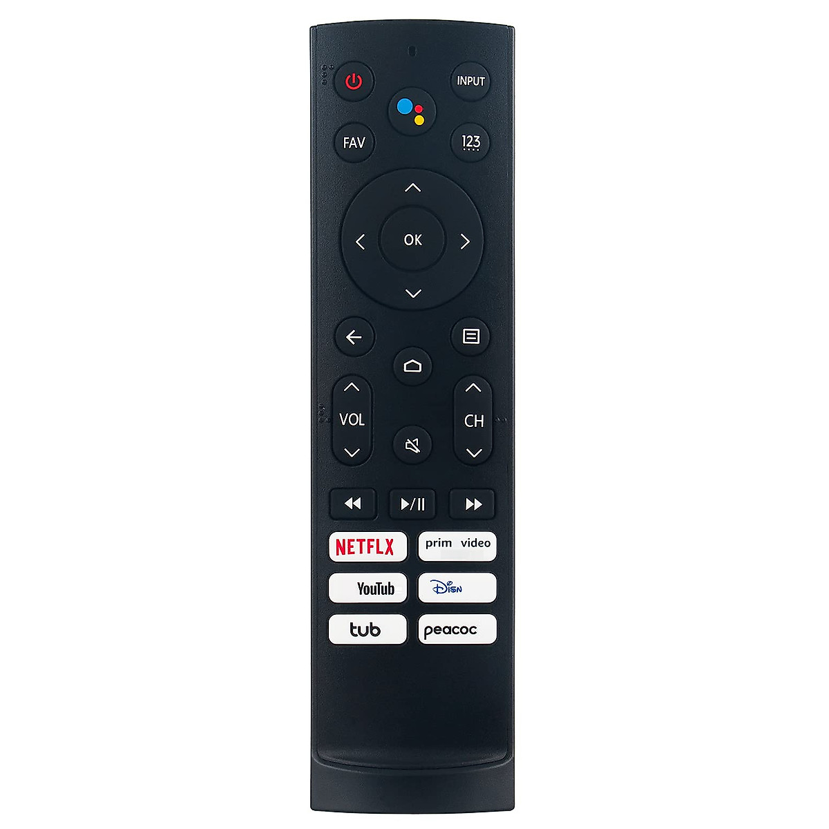 ERF3A90 Replacement Voice Remote Control Commander fit for Hisense Smart TV 75A66FUA 65A53FUA 50A53FUA 43A53FUA 65A66FUA 55U7G 75U7G 65U7G 65U6K 55A76K 55U6K 75U6K 75A76K