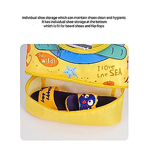 XUBWVW Backpack Waterproof Beach Bag with Shoe Box Children's Swimming Bag Dance Bag Girl Boy Sports Fitness Backpack