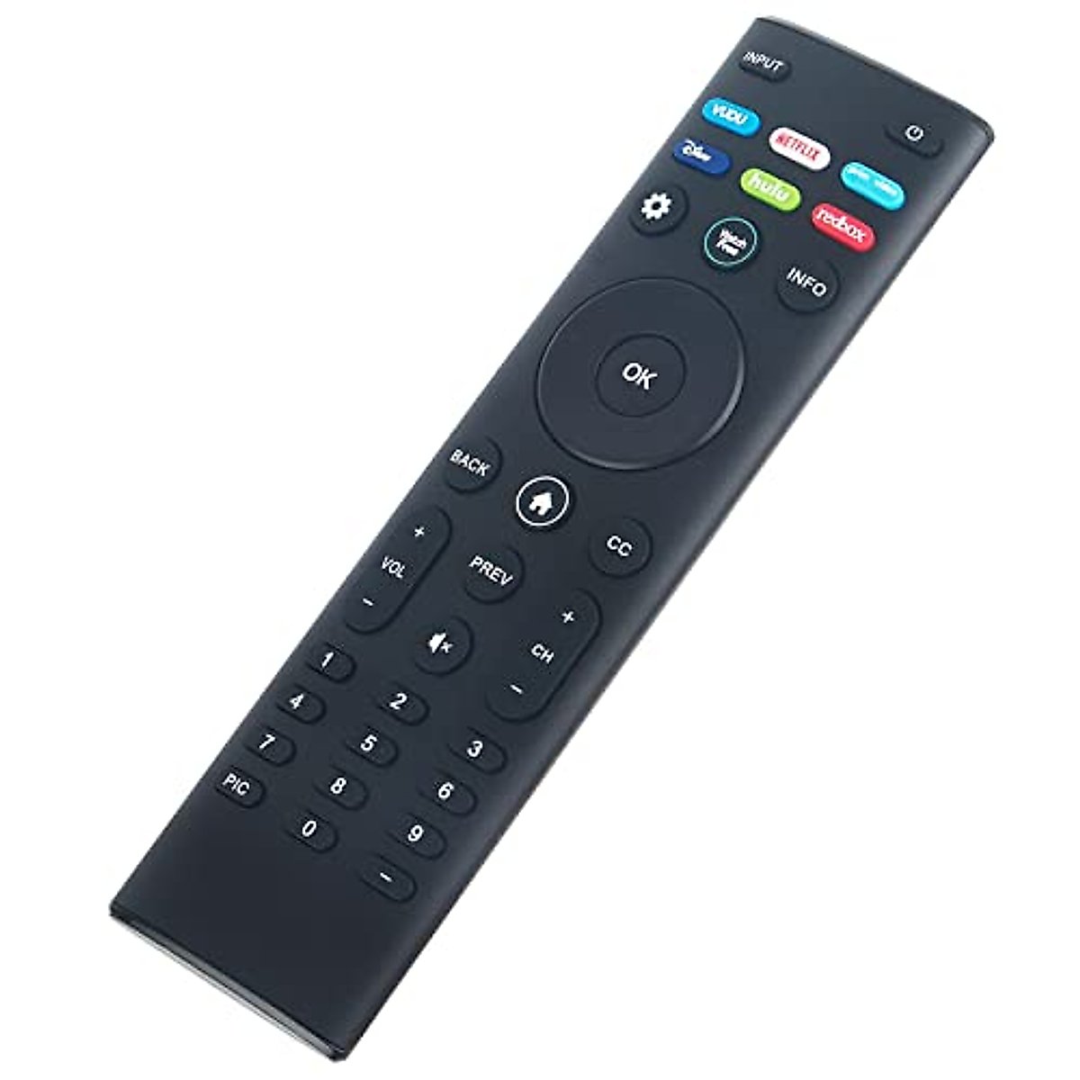 XRT140L Replacement Remote Control Applicable for Vizio Smart TV D24h-J09 D24f-J09 D32h-J09 D32f-J04 D40f-J09 D43f-J04 D24f4-J01 D32f4-J01 OLED55-H1 OLED65-H1 P65QX-H1 P75QX-H1 P85QX-H1