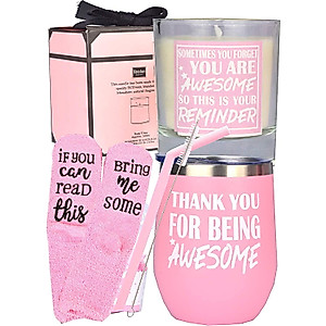 MEANT2TOBE Thank You Gifts, Thanks for Being Awesome, Thank You Gifts for Women, Your Awesome Gifts,Appreciation Gifts,Inspirational Gifts for Women