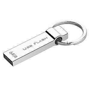 64GB USB 3.0 Flash Disk Mini Stick USB Memory Stick for Computer/Laptop/Computer/Sound/Speaker/External Storage Data/Photo/Video/Music (64GB)