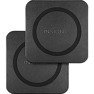 Insignia™ - 10 W Qi Certified Wireless Charging Pad for Android/iPhone (2 Pack) - Black
