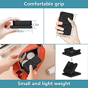 DDUAN 3 in 1 Wireless Charging Station, Foldable Fast Charger Stand with 5000mAh Mag-Safe Portable Battery Bank for iPhone 15/14/13/12, for All Apple Watch, for AirPods 2/3/Pro (Black)