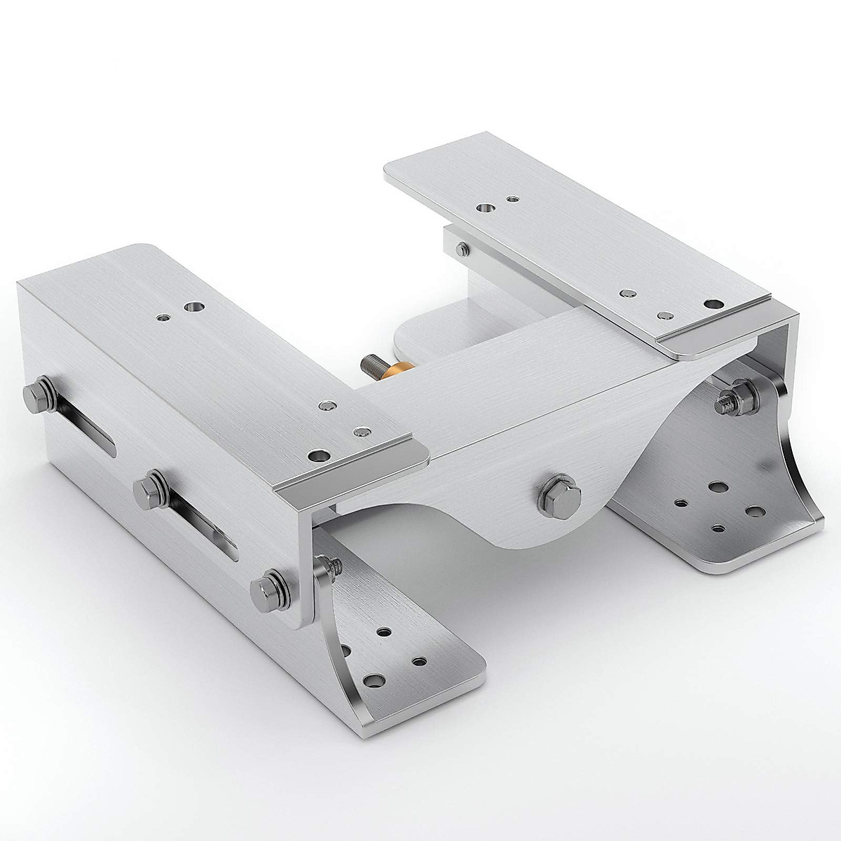 Fiberfly Jack Plate JPL4500 Manual Jack Plate Adjustable 6" Outboard Motor Jack Plate for Boat Steering System