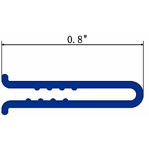 Nu Cobalt Blue Clip Liner Coping Strips (54 pcs) for Above Ground Swimming Pools (Package 5 for Pool Size: 30ft Round, 33ft Round, 18 x 34ft Oval and 23 x 41ft Oval)