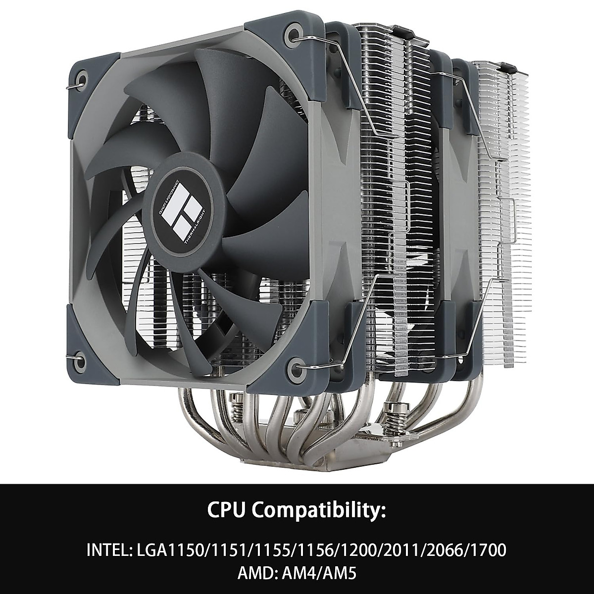 Thermalright Peerless Assassin 120 CPU Air Cooler, 6 Heatpipes,Dual 120mm TL-C12 PWM Fans, Aluminium Heatsink Cover, AGHP Technology, for AMD AM4 AM5/Intel 1700/1150/1151/1200/2011/1851