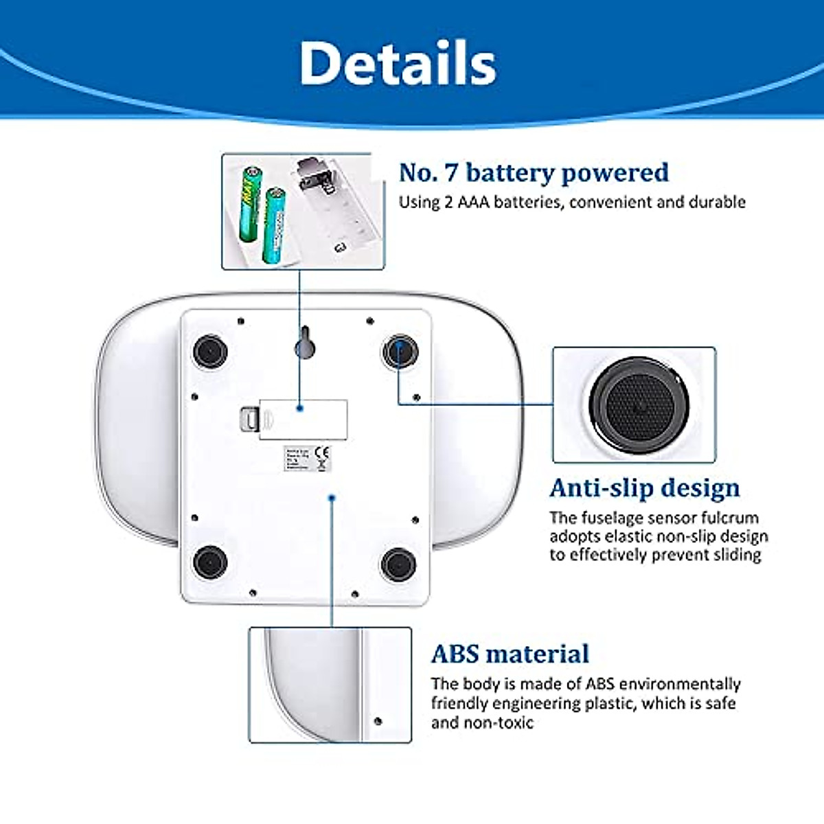 Small Animal Scale - LCD Electronic Scales with 3 Weighing Modes Multifunctional Digital Pet Scale for Ferret Hamster Hedgehog Lizard New Born Kitten Puppy (Max: 22lbs) (White)