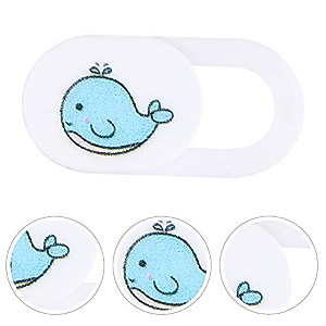 OSALADI Echo Camera Cover Computer Camera Cover Slide 3pcs Webcam Cover Slide Whale Design Plastic Web Camera Cover for Laptop PC Pad Phone Camera Cover Computer Camera Cover Slide Show Echo Show