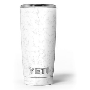 Design Skinz Slate Marble Surface V50 - Skin Decal Vinyl Wrap Kit Compatible with The Yeti Rambler Cooler Tumbler Cups